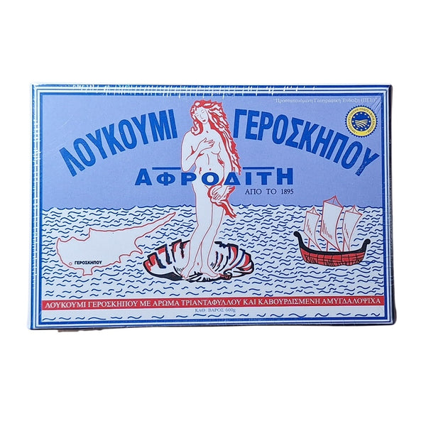 Traditional Cyprus Greek Loukoumi Delight Sweets Aphrodite 600g - ROSE ...